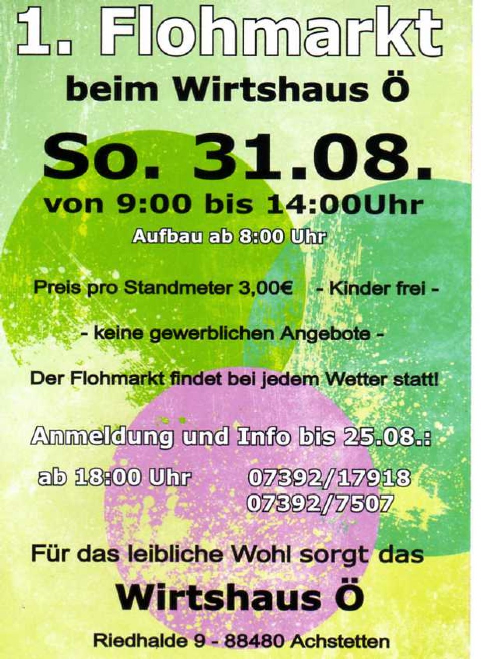 Flohmarkt Baden Wurttemberg Termine